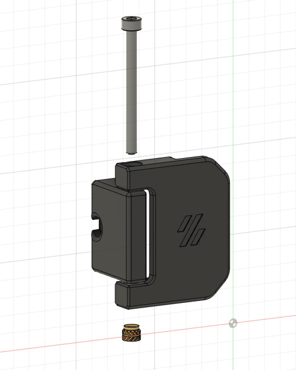 Front Door M3 180 Deg 3mm - Printable Voron User Mods - Team FDM