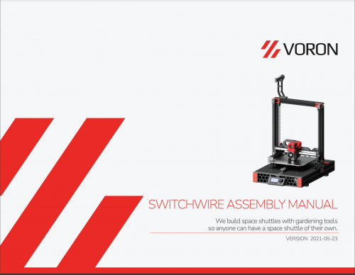 Voron Switchwire Printer Assembly Manual - Manuals and PDF Guides - Team FDM