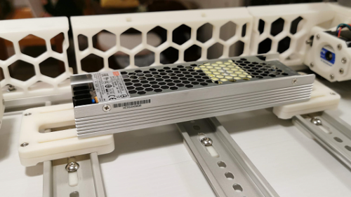 Voron 2.4 MeanWell UHP PSU Mount for DIN Rail - Printable Voron User ...