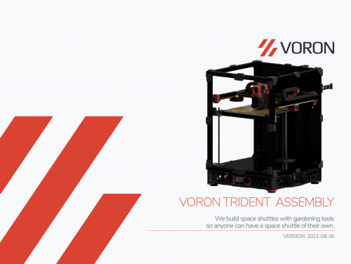 Voron Trident Assembly Manual - Manuals and PDF Guides - Team FDM