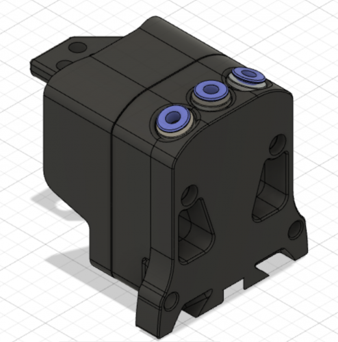 Afterburner - Triple Bowden - Printable Voron User Mods - Team FDM