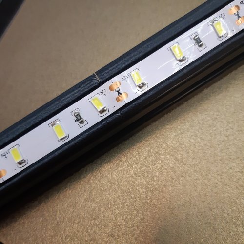 LED clipping rails for 250 300 and 350 frames - Printable Voron User ...