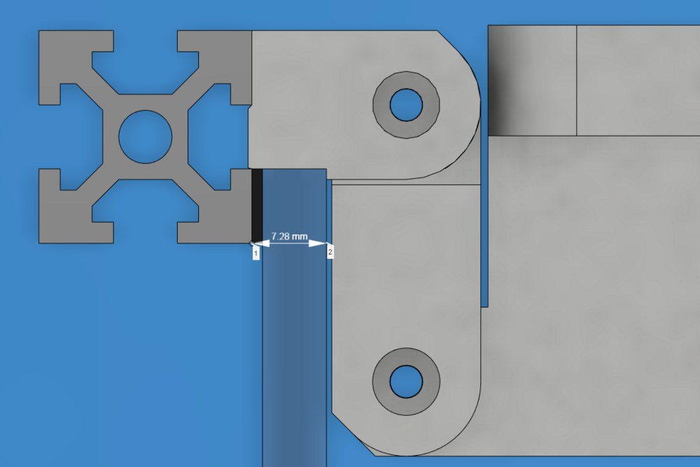 DRO Style, Side-Mounting, Housing for Official Raspberry Pi 7 inch ...