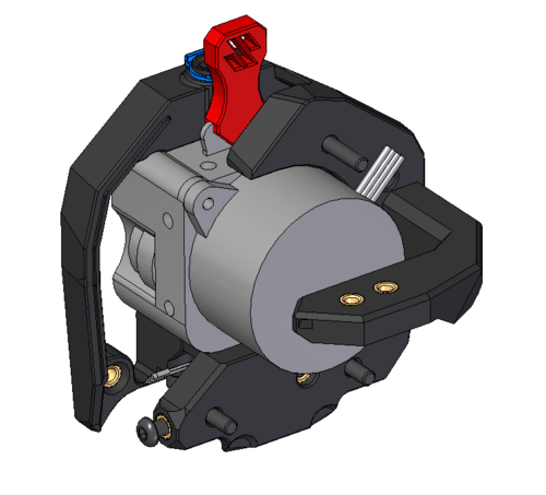 GX Lite Extruder Mount for the Voron Stealthburner. - Printable Voron ...