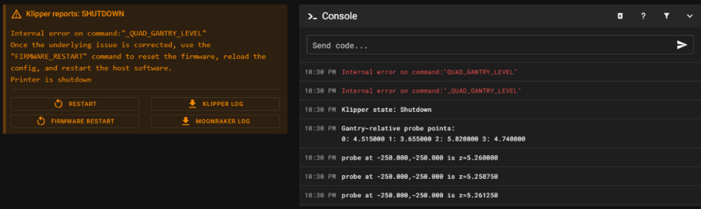 Quad_Gantry_Level error - Voron 2 - Questions - Team FDM