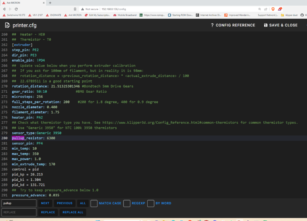Tuning your thermistors slightly modifying the pullup_resistor value in Klipper - Build ...