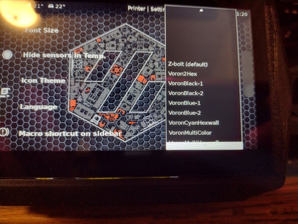 Voron themes for Klipperscreen - Non Printable Files - Team FDM