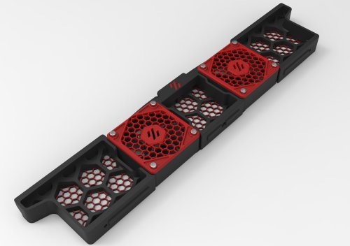 Hex mesh skirts for voron 2.4, with matching fan grills and Z motor ...