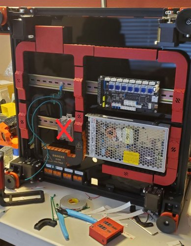 Remix of RyanDam's Cable Management Duct for Voron Printers - Printable ...