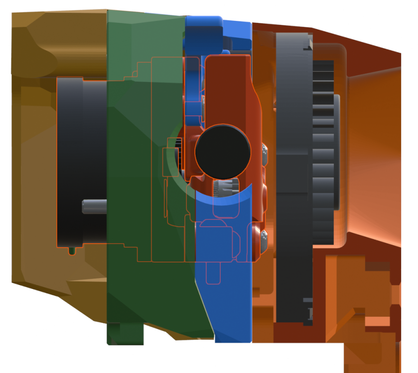 Sherpa Micro Vz RIDGA + CW2 Module - Printable Voron User Mods - Team FDM